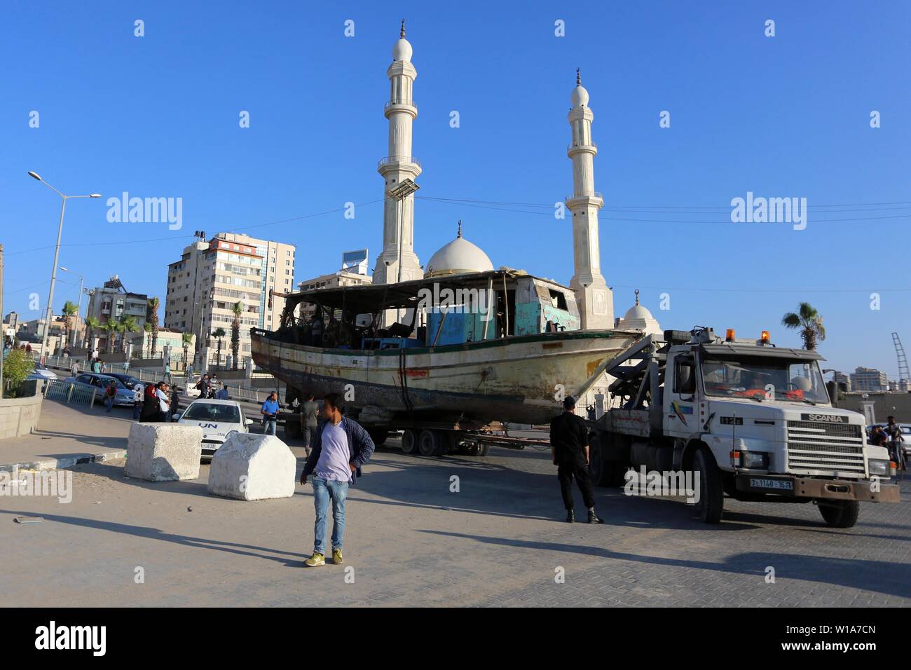 Gaza, Gazastreifen, palästinensischen Gebiet. 1. Juli 2019 ...