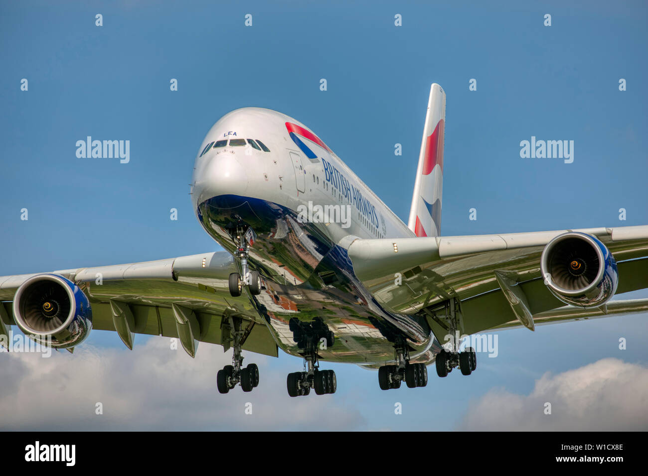 G-XLEA British Airways Airbus A380-800 am Flughafen London Heathrow ...