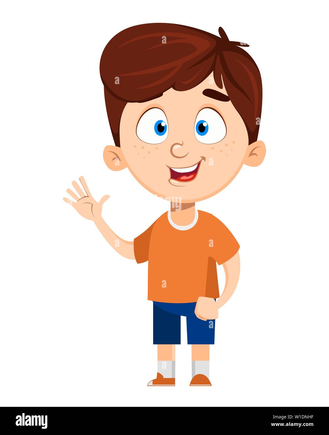 Glückliches Kind Cartoon 170 Kids Respectful Cartoon Stock Photos,