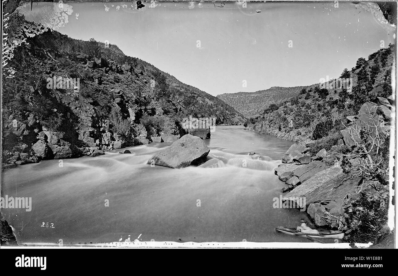 Green River. Ashley fällt, bis suchen. Beaman Foto, 1871. Alte Nr. 296 ...