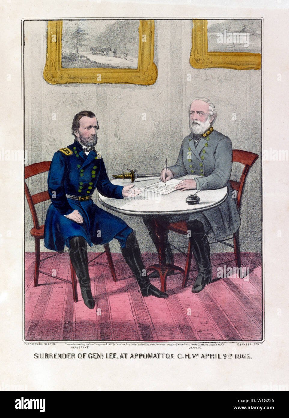 Allgemeine Lee Kapitulieren Stockfotos und -bilder Kaufen - Alamy