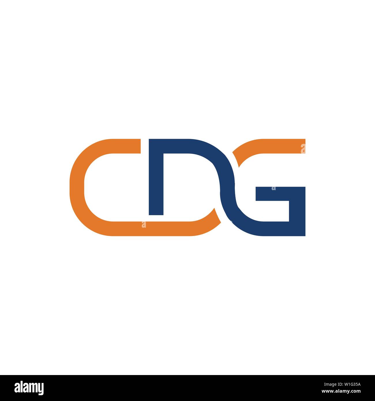 CDG Logo Branding Schreiben. Vector Graphic Design. Nützlich als Symbol ...