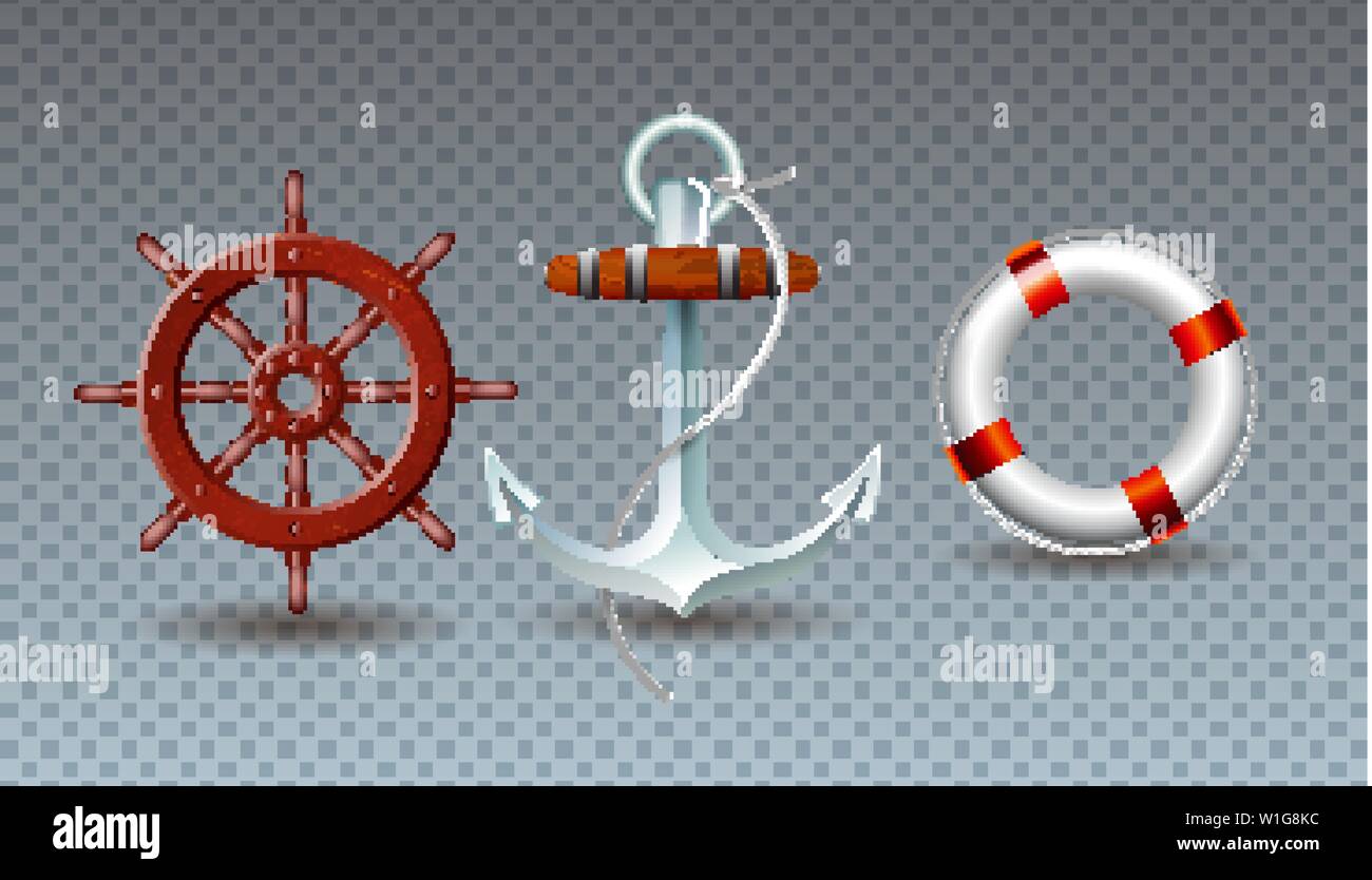 Segelboot verankert Stock-Vektorgrafiken kaufen - Alamy