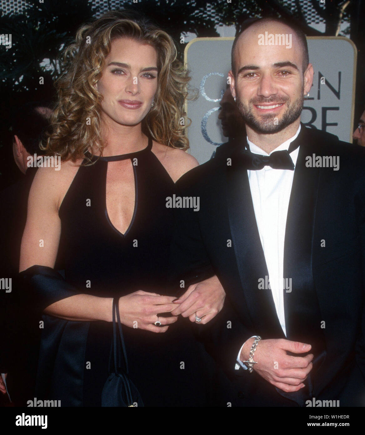 Brooke shields with andre agassi -Fotos und -Bildmaterial in hoher Auflösung – Alamy