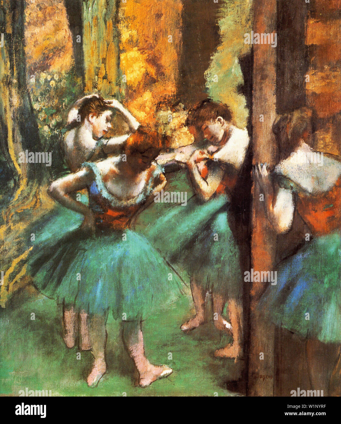 Dancers pink and green edgar degas -Fotos und -Bildmaterial in hoher ...