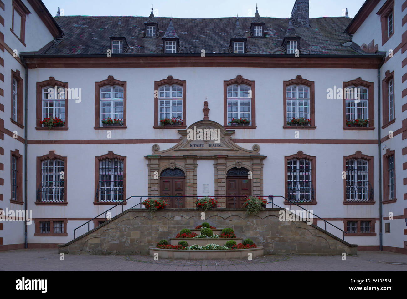 "Altes Rathaus, Altes Rathaus, Stadthaus; Altstadt von Merzig, Saarland ...