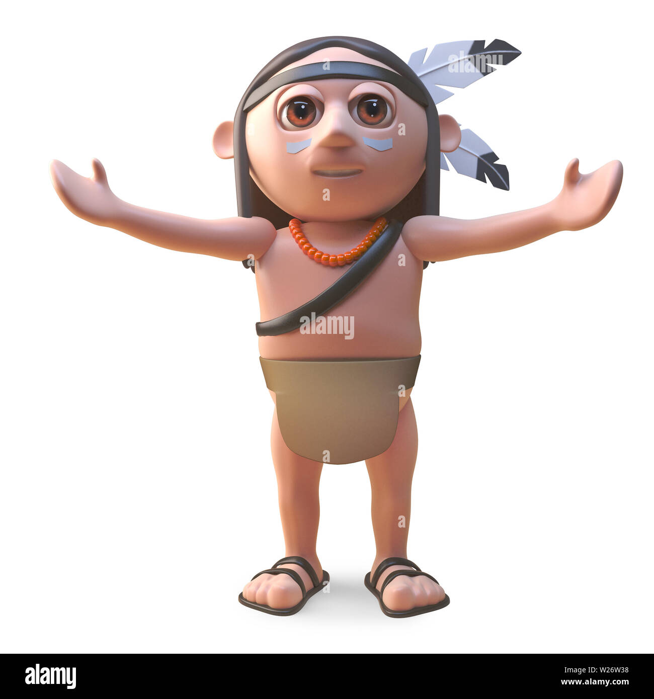 Indianer Cartoon Zeichnungen