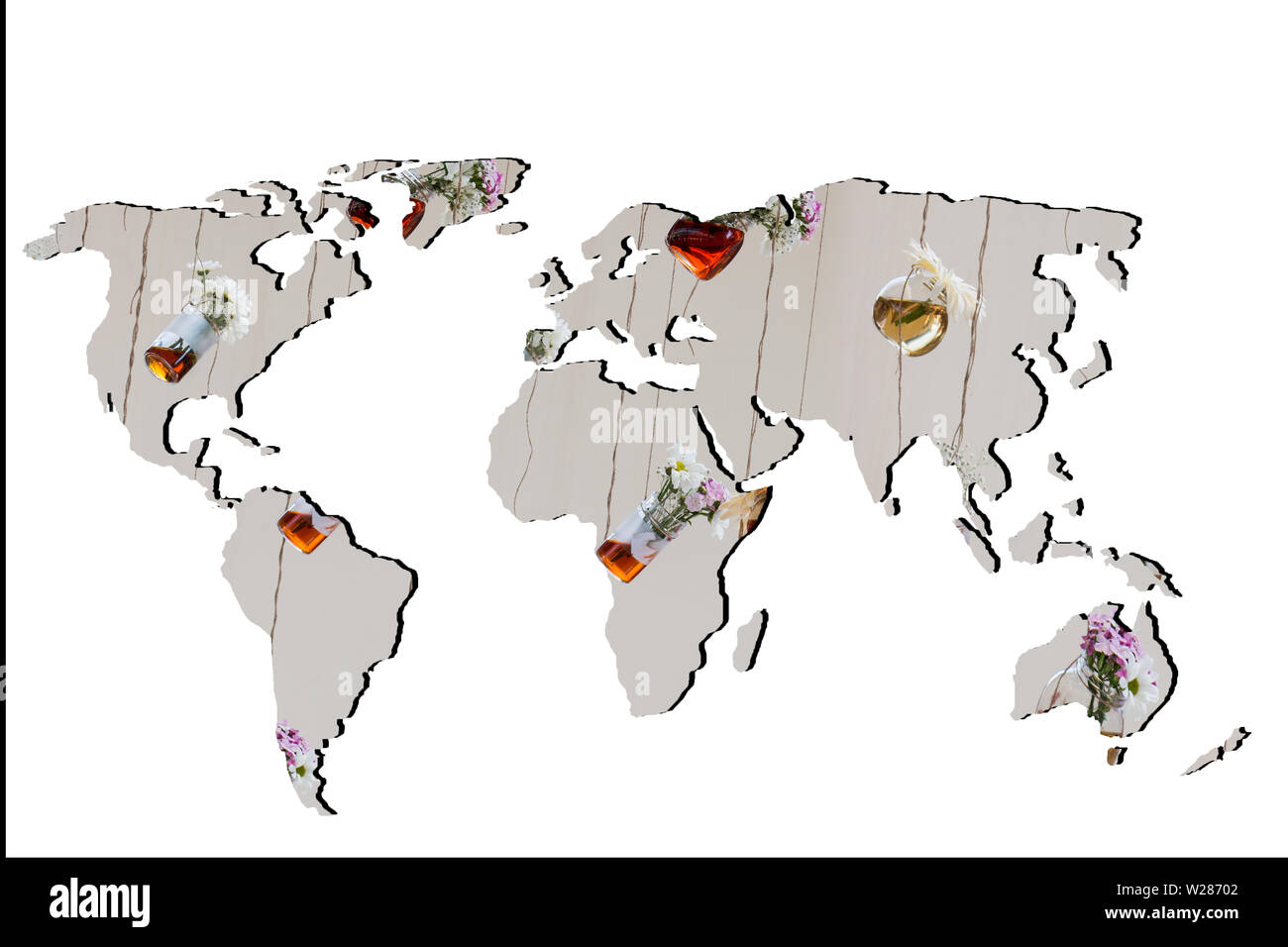 Grob umrissene weltkarte -Fotos und -Bildmaterial in hoher Auflösung ...