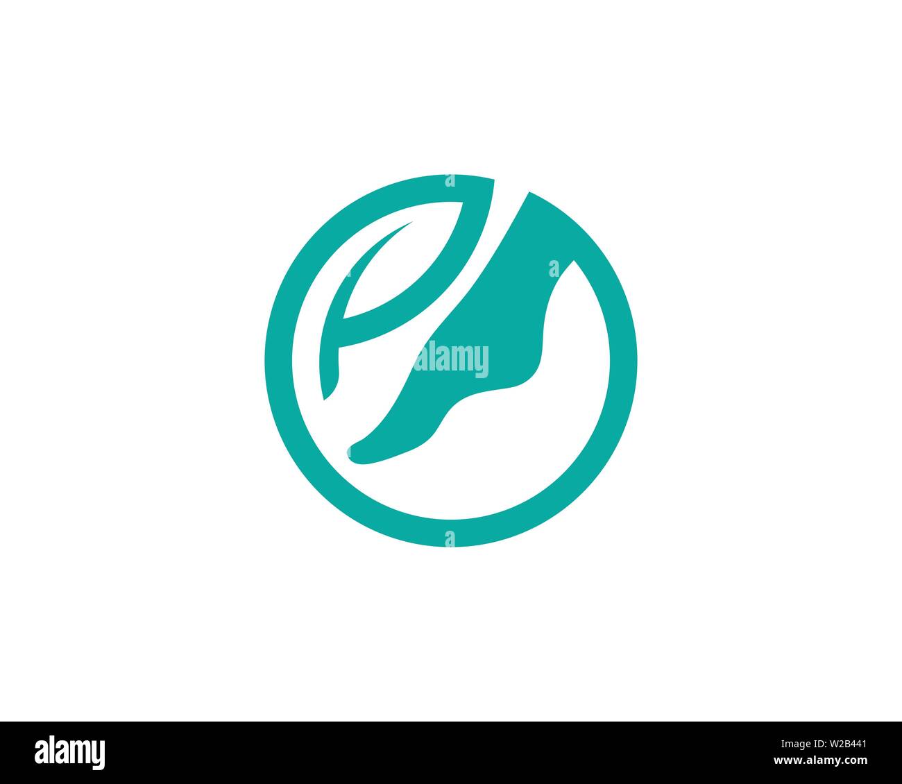 Fuß Logo Vorlage Vektor icon Abbildung design Stock-Vektorgrafik - Alamy
