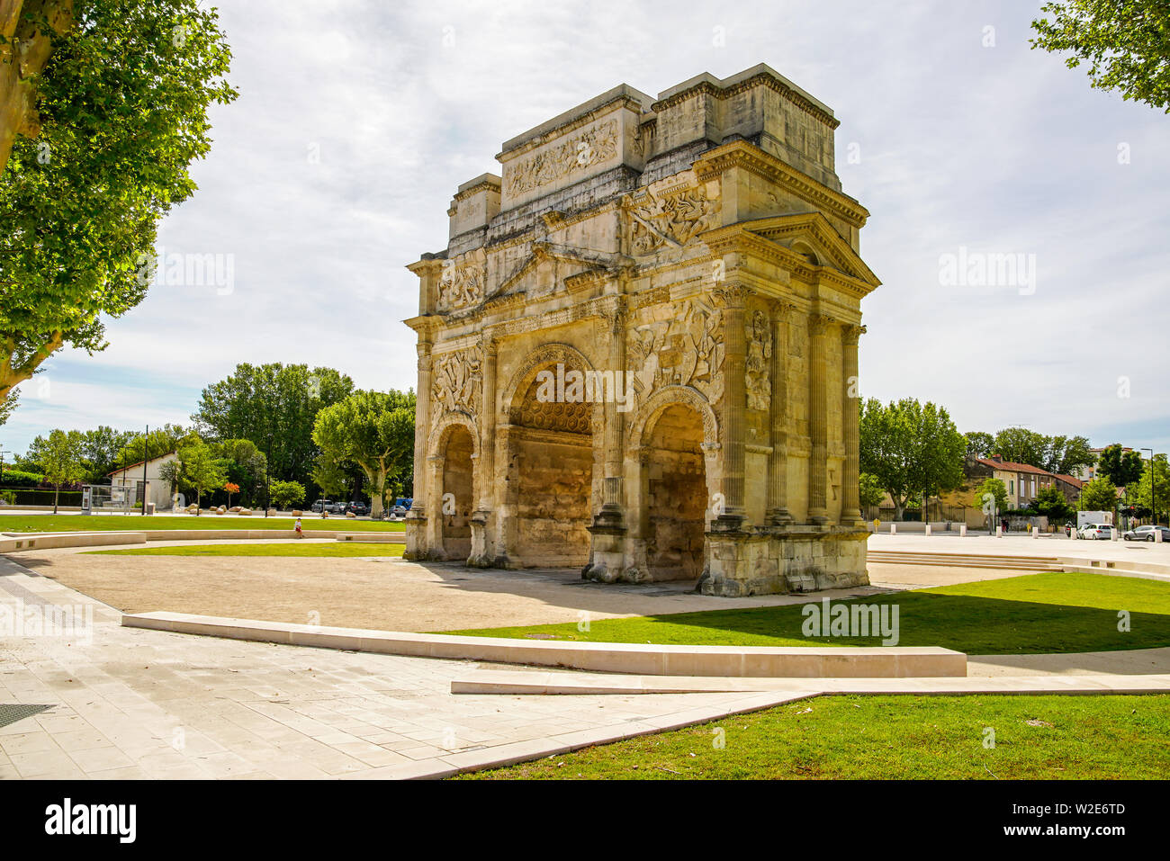 Triumphal Arch Of Tiberius Stockfotos und -bilder Kaufen - Alamy
