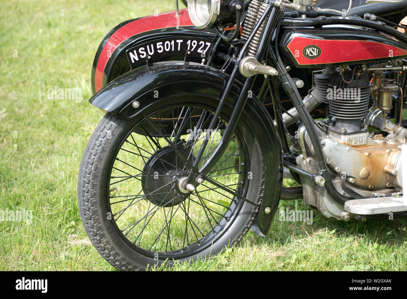 Old nsu motorcycle -Fotos und -Bildmaterial in hoher Auflösung – Alamy
