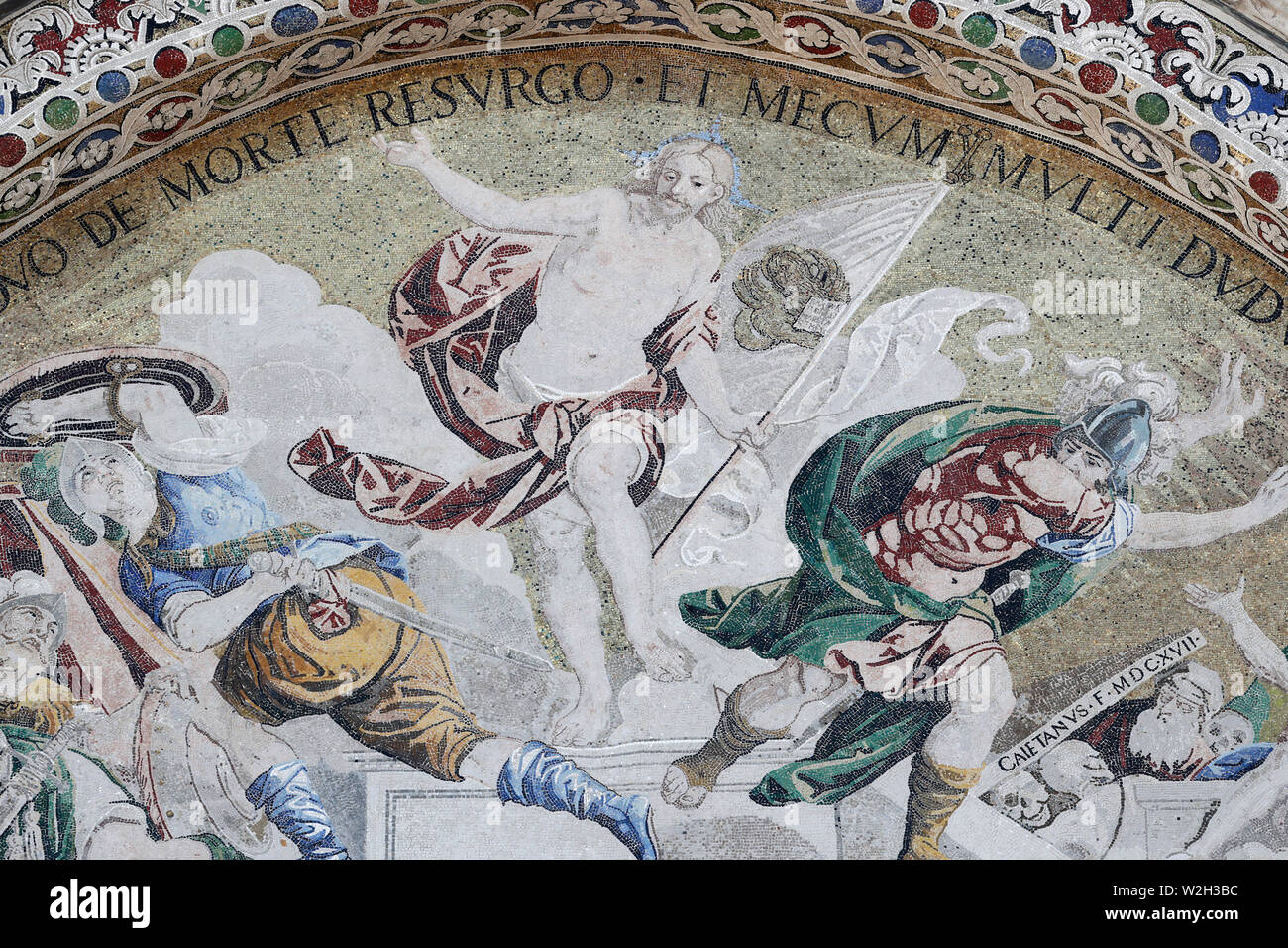 Resurrection Jesus Mosaic Stockfotos und -bilder Kaufen - Alamy