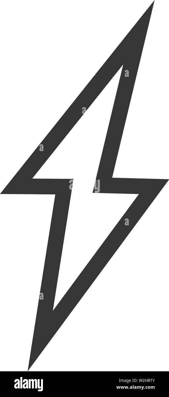 Blitz-symbol Vektor. Einfache flache Symbol. Perfekte Übersicht ...