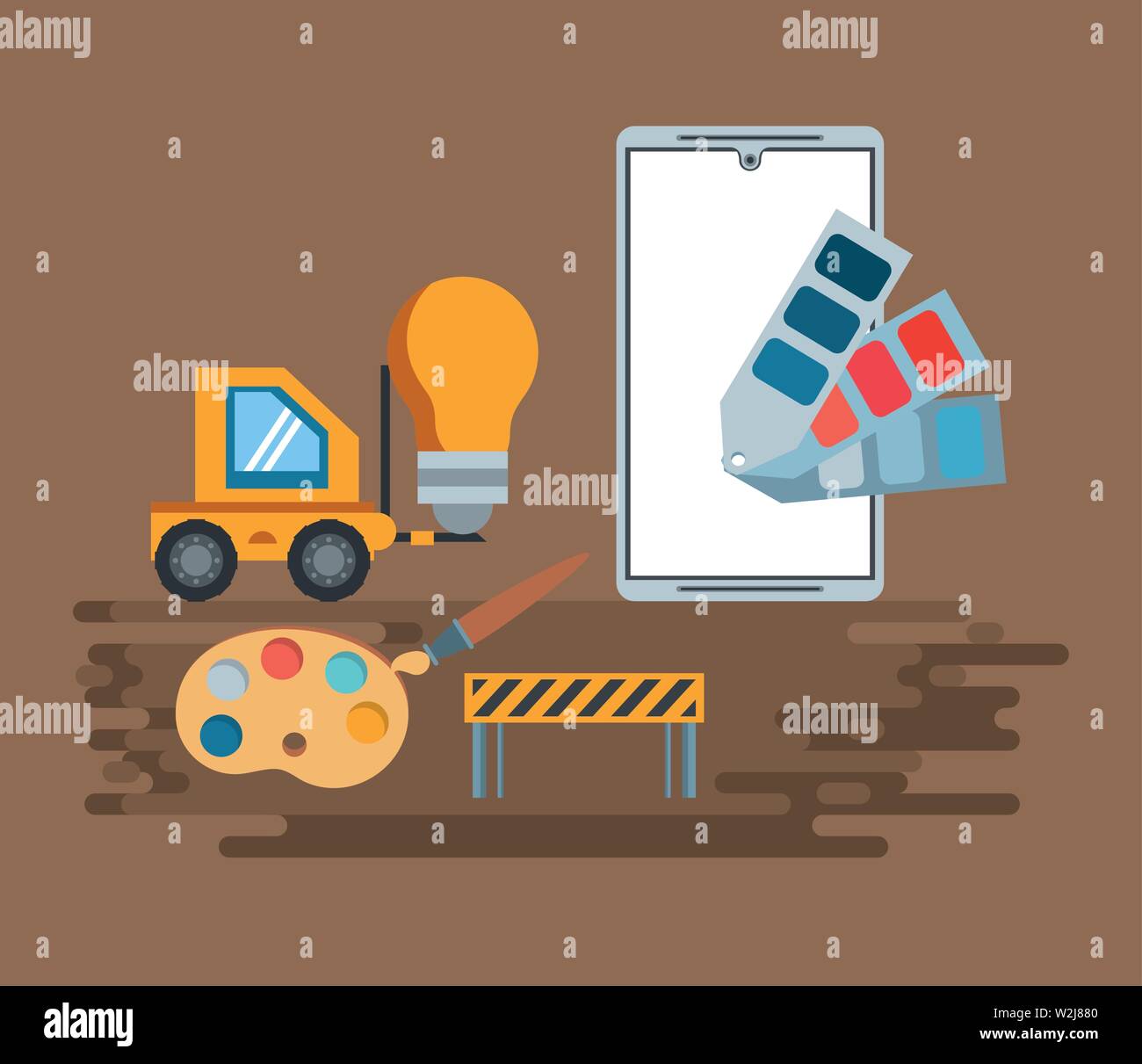 Schaltung malen Stock-Vektorgrafiken kaufen - Alamy