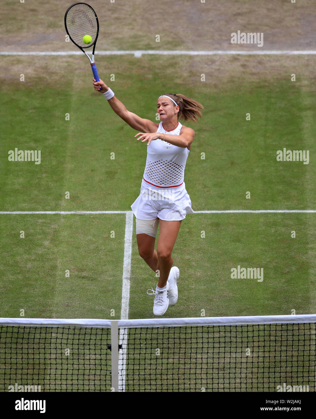 Karolina Muchova im Einsatz gegen Elina Svitolina am achten Tag der ...