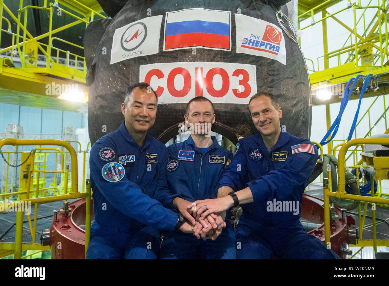 Internationale Raumstation ISS Expedition 60 backup Crew Mitglieder ...