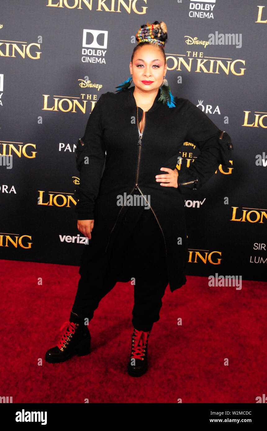 Hollywood, Kalifornien, USA, 9. Juli 2019 Schauspielerin Raven-Symone ...