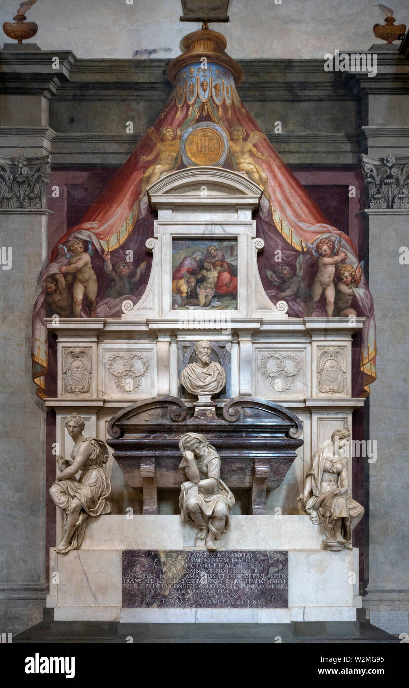 Michelangelos grab santa croce -Fotos und -Bildmaterial in hoher Auflösung – Alamy