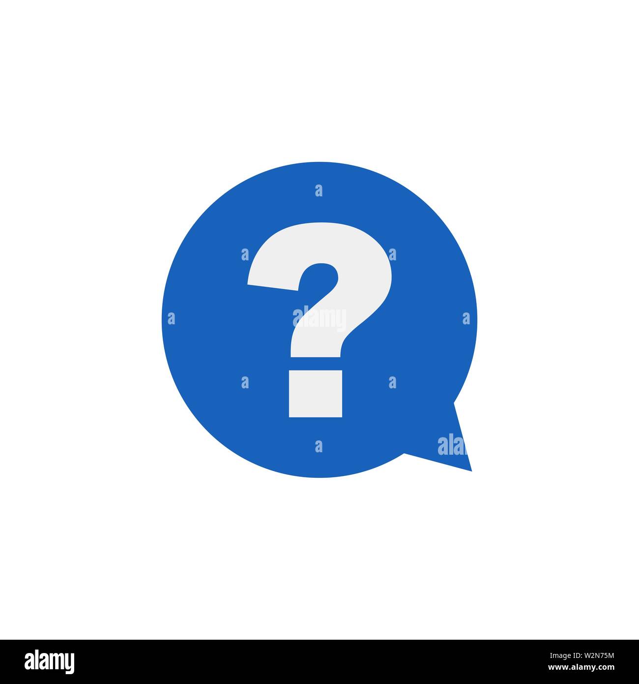 Fragezeichen Piktogramm Icon Anmelden. Vector EPS 10 Stock-Vektorgrafik ...