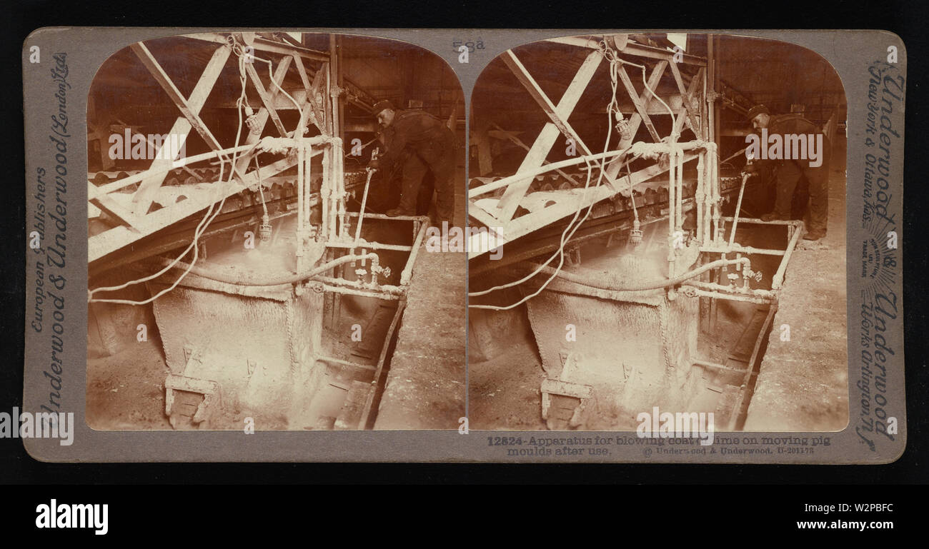 Set 5 eisen und stahl nach verschiedenen verfahren herstellen -Fotos ...