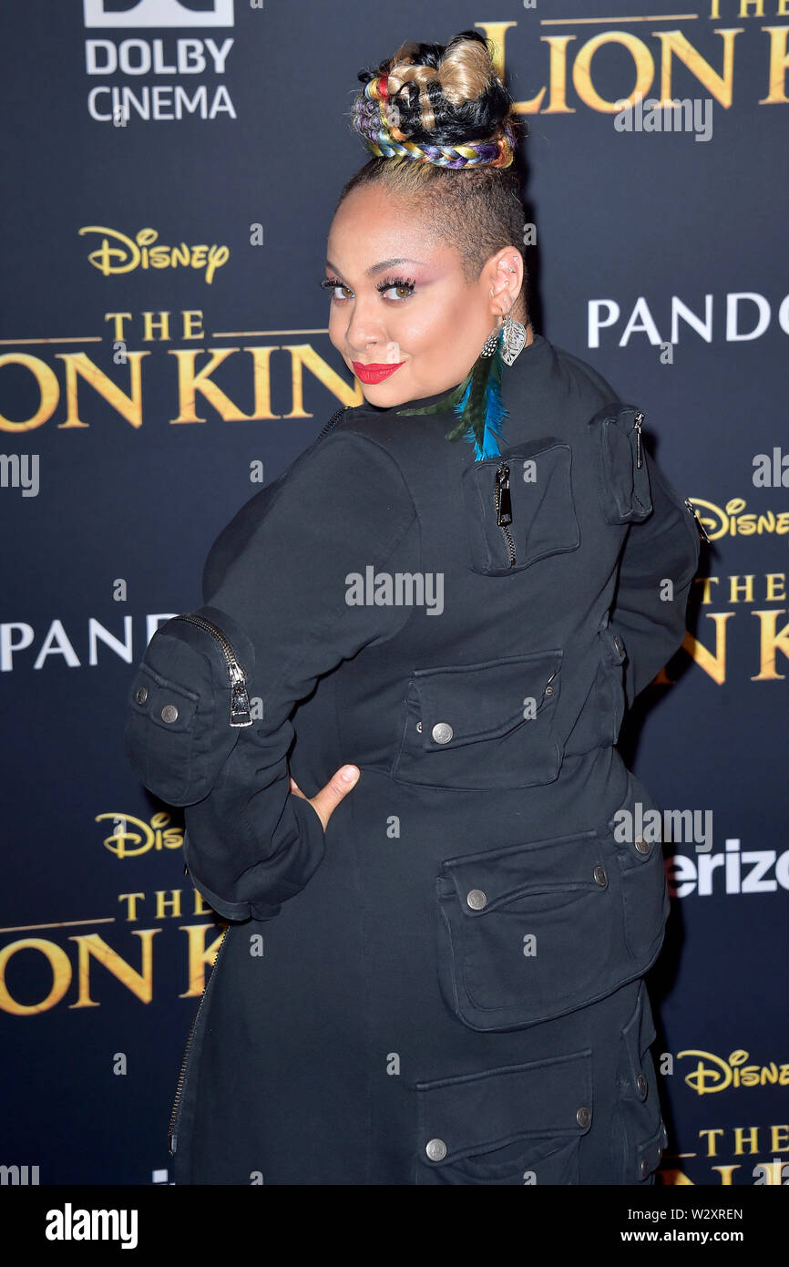 Raven-Symone bei der Weltpremiere des Films "Der König der Löwen' an ...