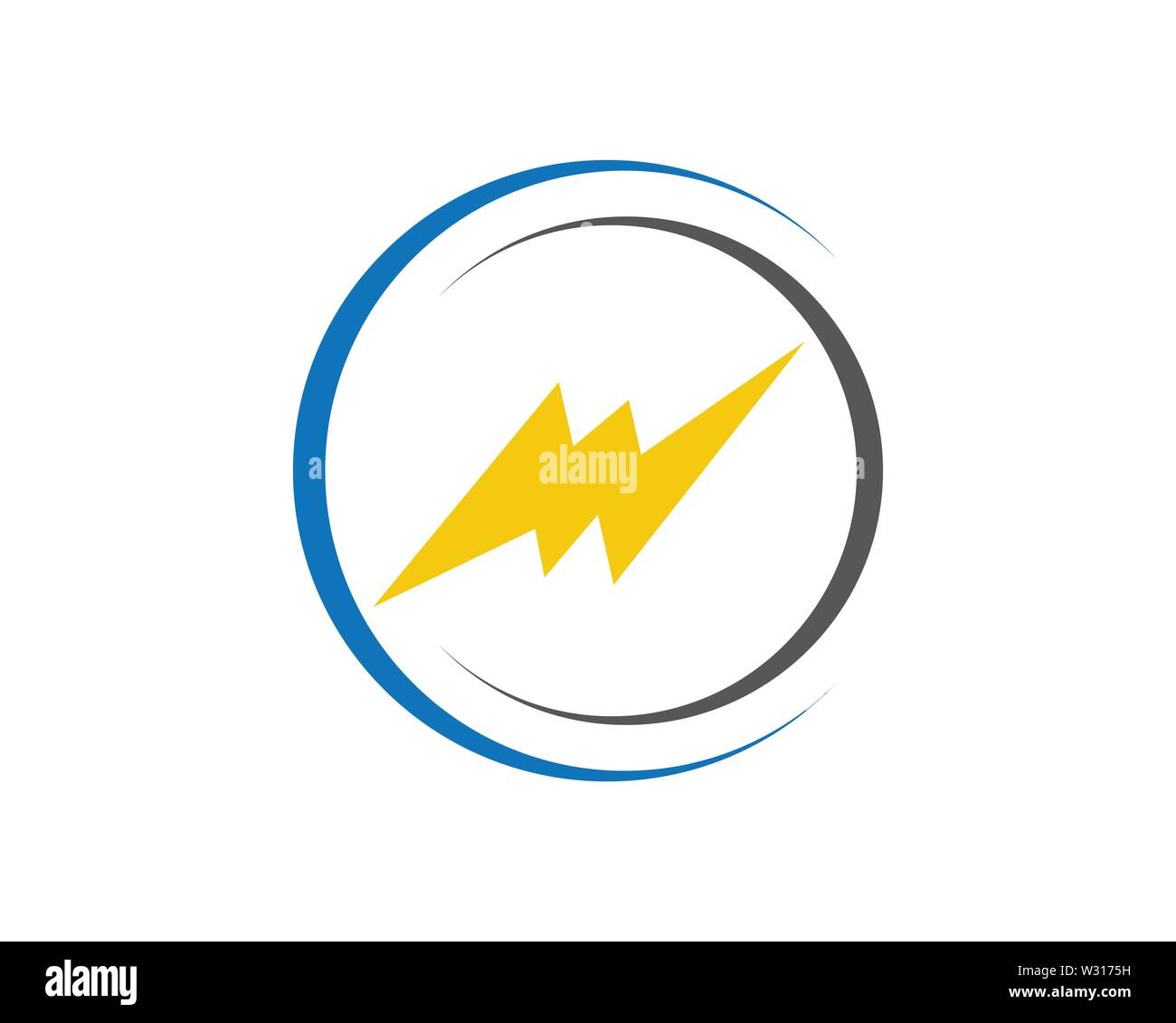 Blitz logo vorlage -Fotos und -Bildmaterial in hoher Auflösung – Alamy