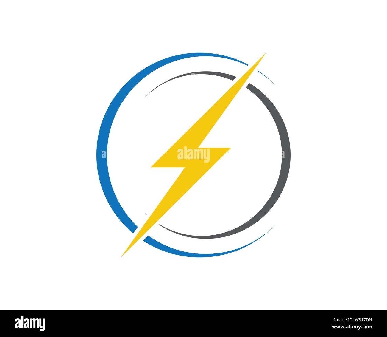 Blitz logo vorlage -Fotos und -Bildmaterial in hoher Auflösung – Alamy