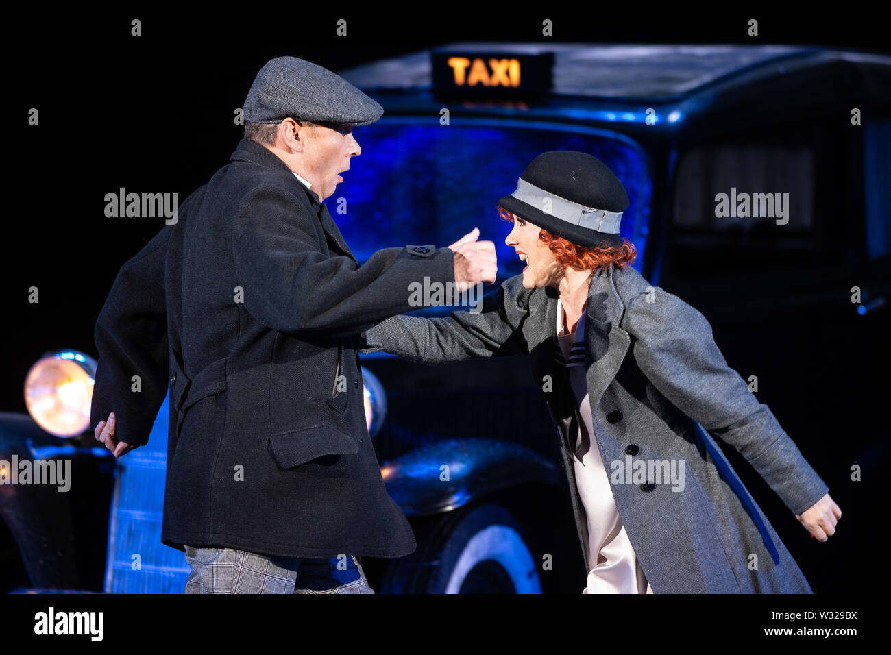 Bad Hersfeld, Deutschland. 11. Juli, 2019. Die Schauspieler Katherine ...