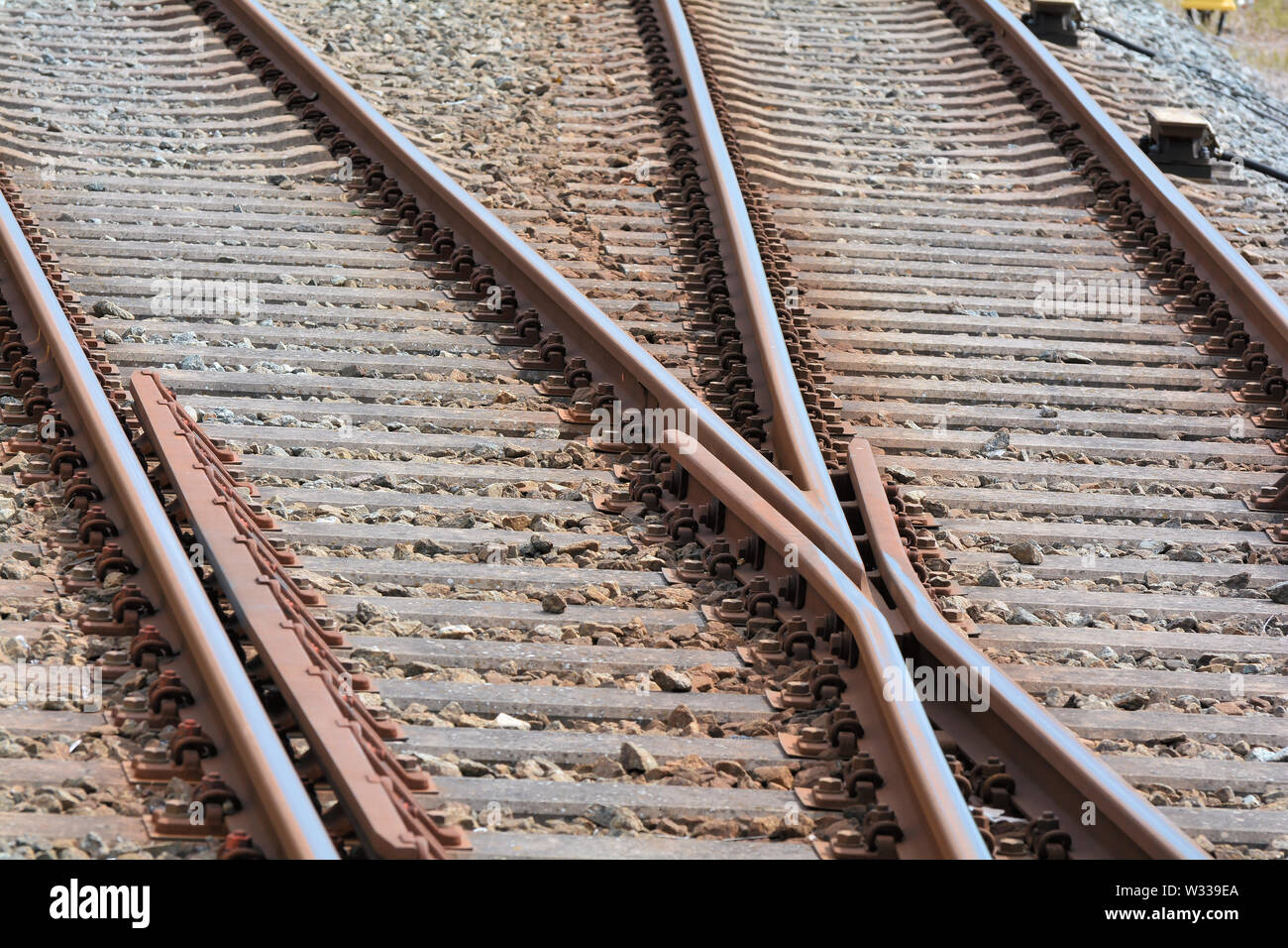 Bahnschienen detailschiene -Fotos und -Bildmaterial in hoher Auflösung ...