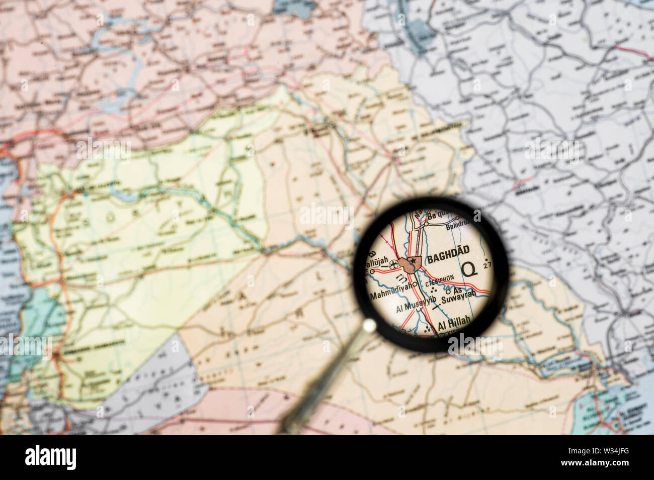 Landkarte der republik irak -Fotos und -Bildmaterial in hoher Auflösung ...