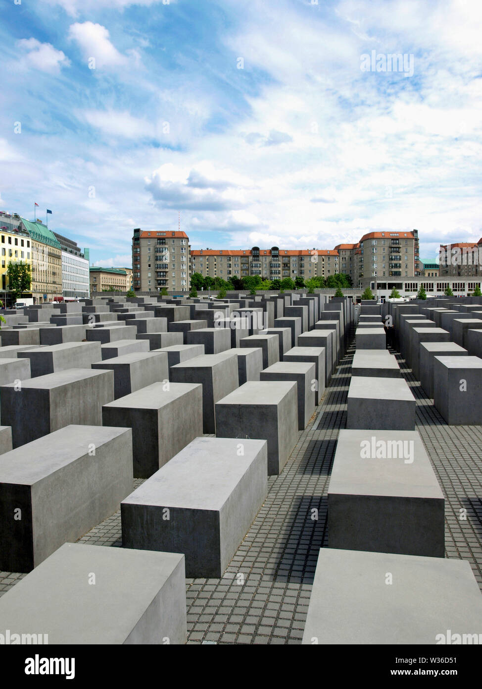 Holocaust Mahnmal für die ermordeten Juden Europas, Berlin, Deutschland ...