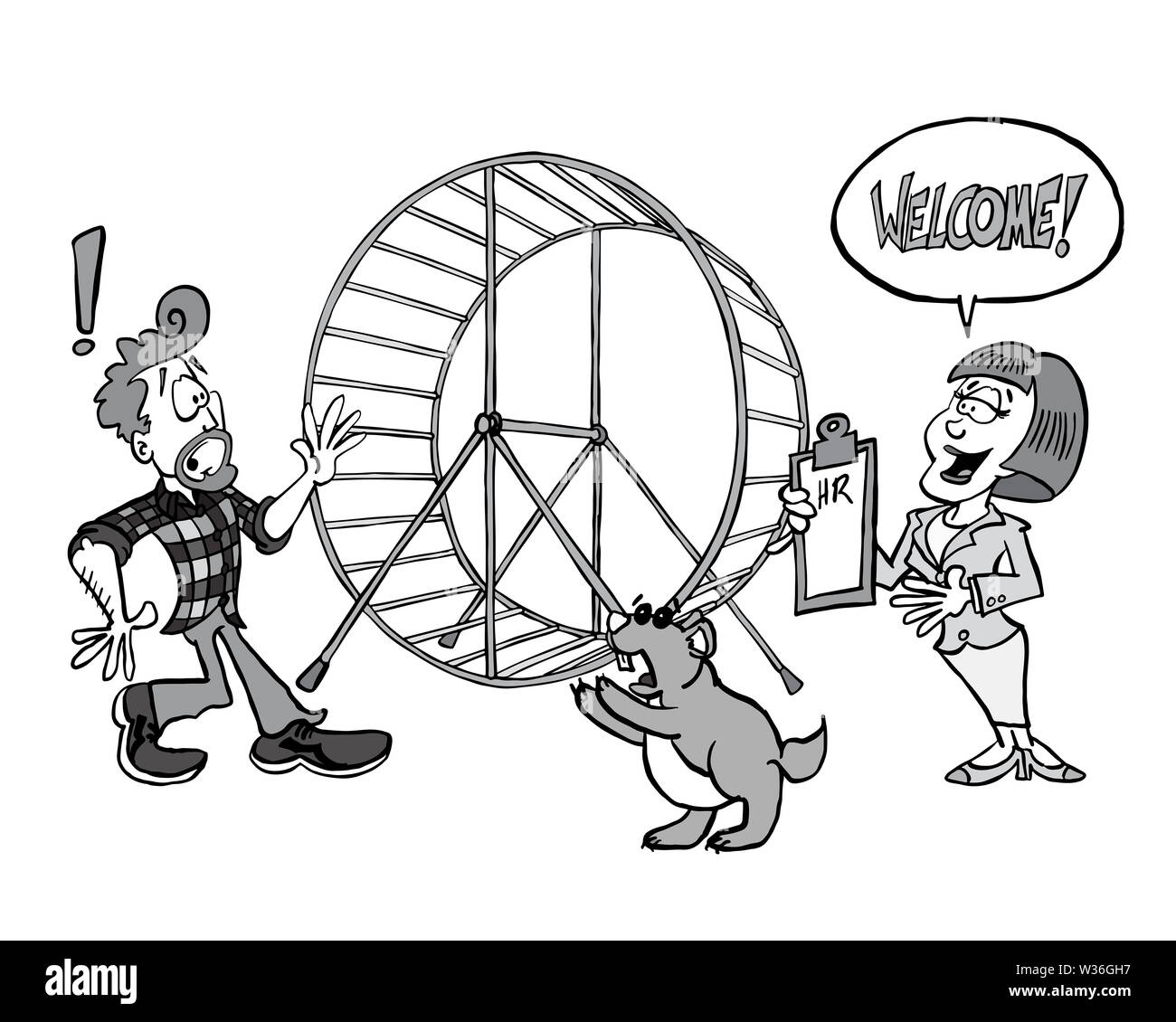 Hamster wheel illustration -Fotos und -Bildmaterial in hoher Auflösung ...