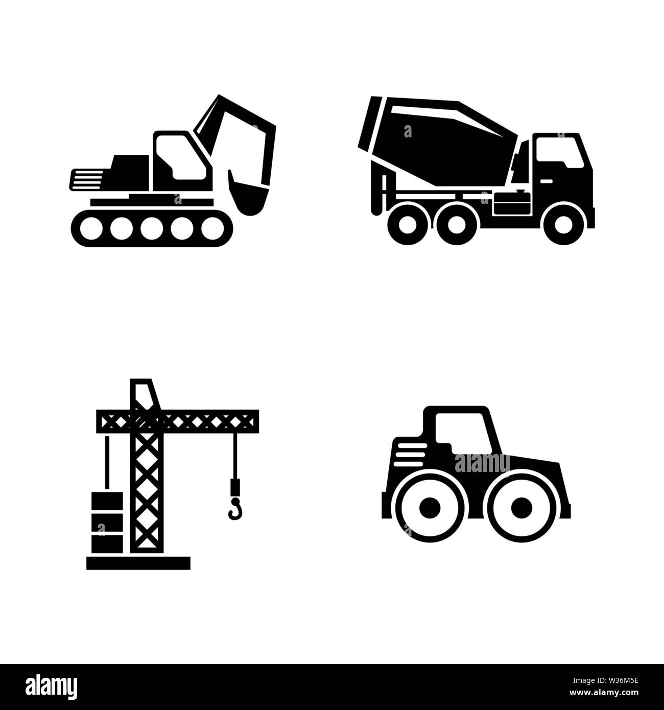 Machines vector vectors Schwarzweiß-Stockfotos und -bilder - Alamy