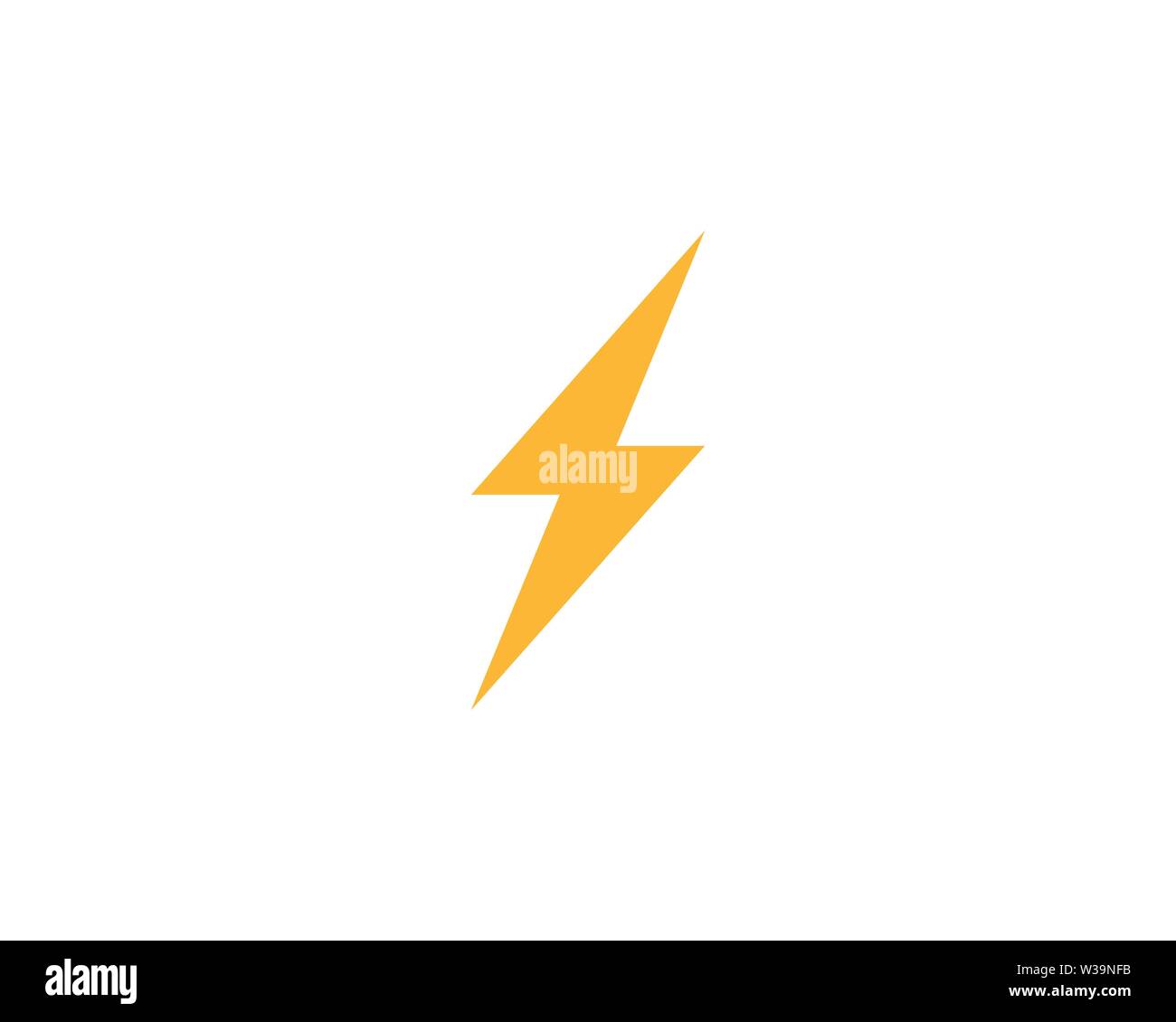 Blitz-symbol Logos und Symbole Vorlage Stockfotografie - Alamy