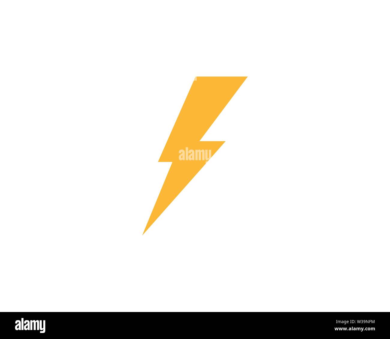 Blitz-symbol Logos und Symbole Vorlage Stockfotografie - Alamy