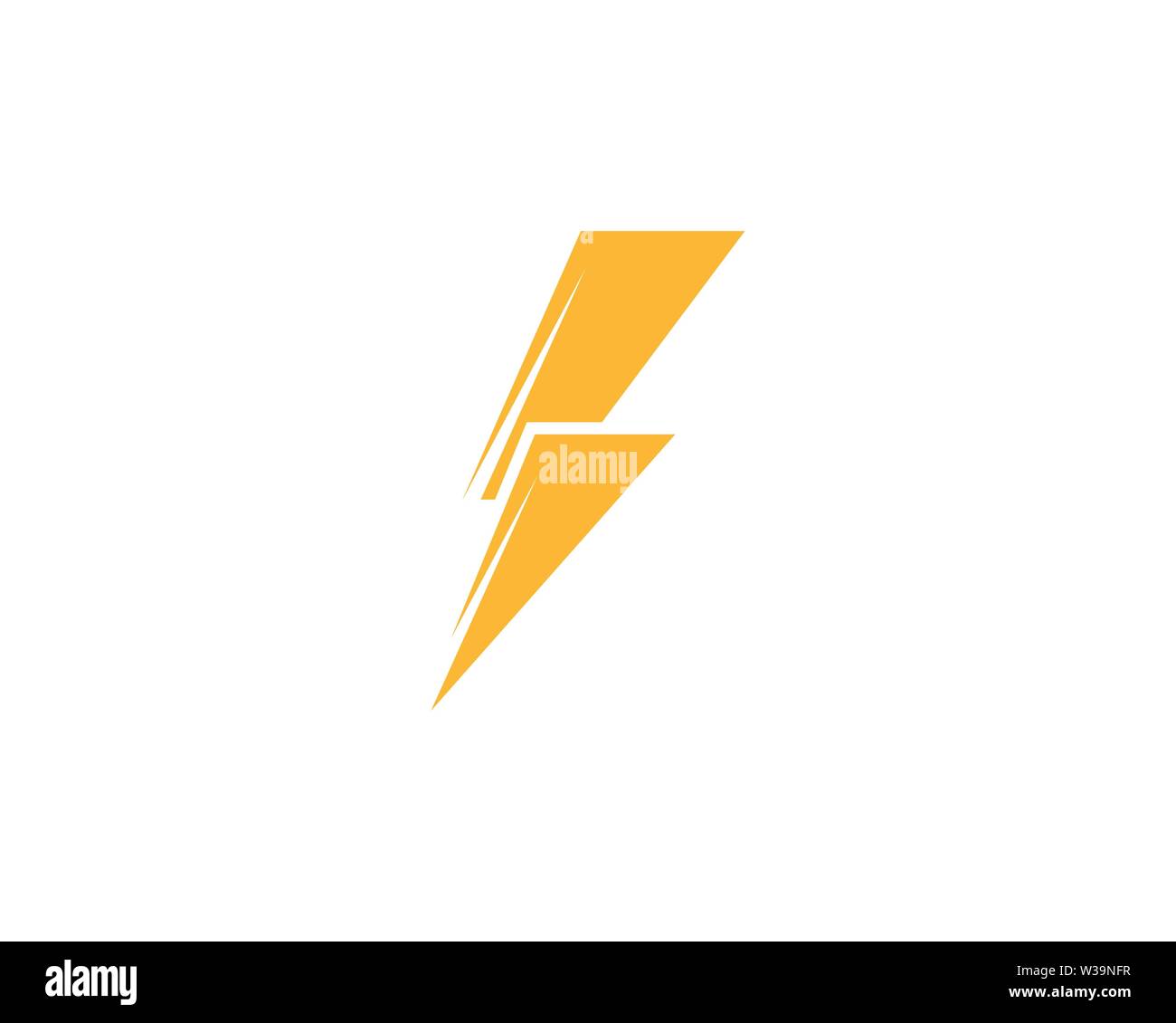 Blitz-symbol Logos und Symbole Vorlage Stockfotografie - Alamy