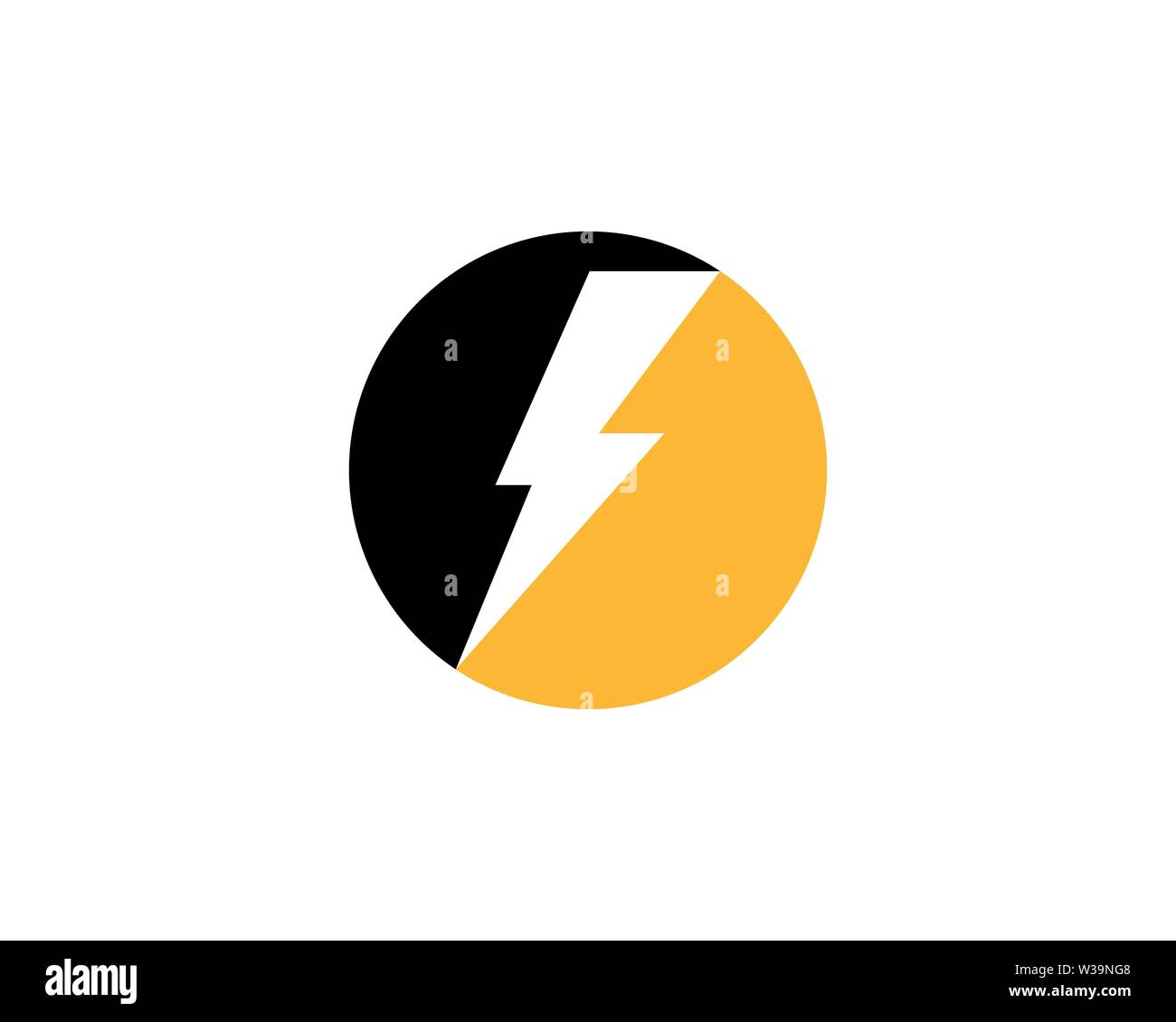 Blitz-symbol Logos und Symbole Vorlage Stockfotografie - Alamy