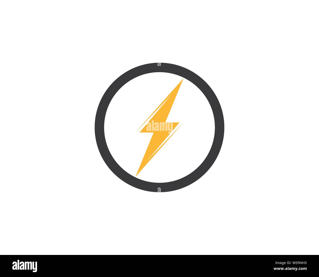 Blitz-symbol Logos und Symbole Vorlage Stockfotografie - Alamy