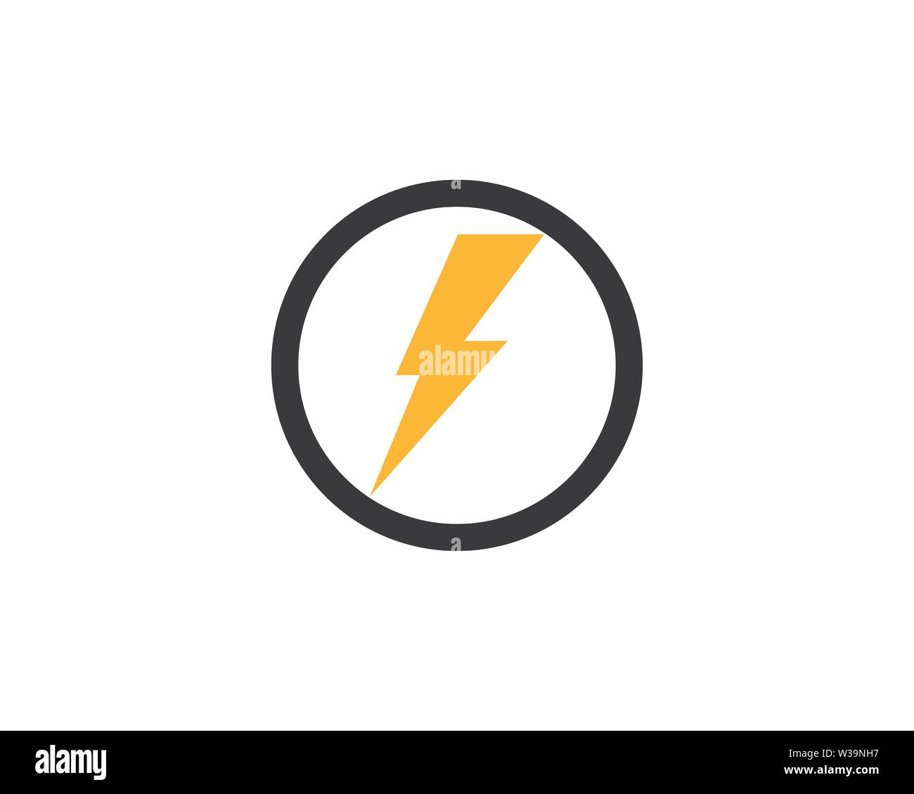 Blitz-symbol Logos und Symbole Vorlage Stockfotografie - Alamy
