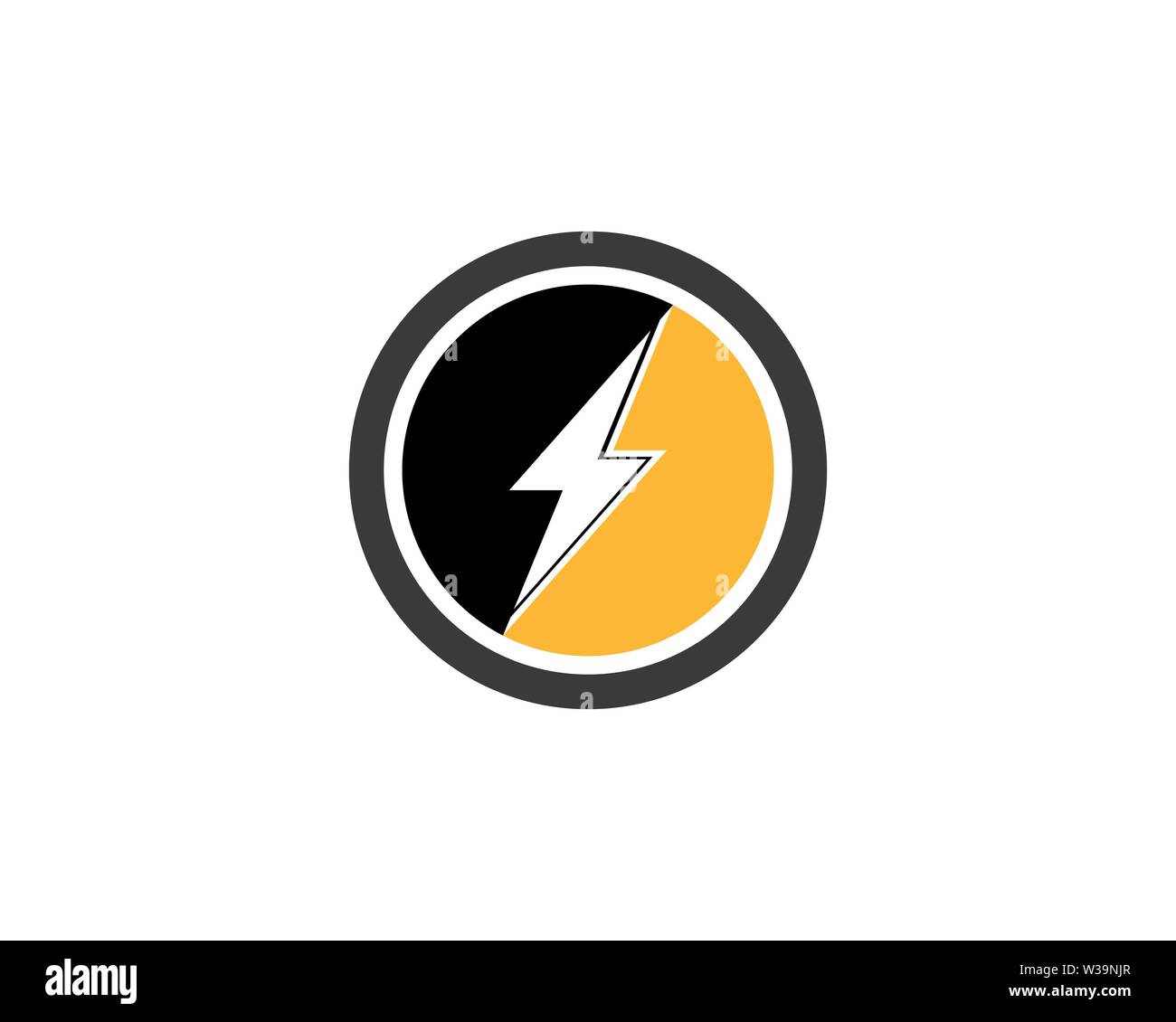 Blitz-symbol Logos und Symbole Vorlage Stockfotografie - Alamy