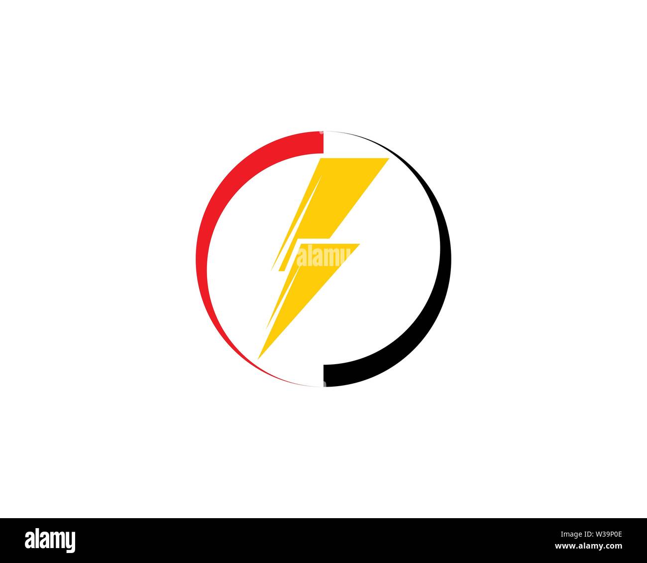 Blitz-symbol Logos und Symbole Vorlage Stockfotografie - Alamy
