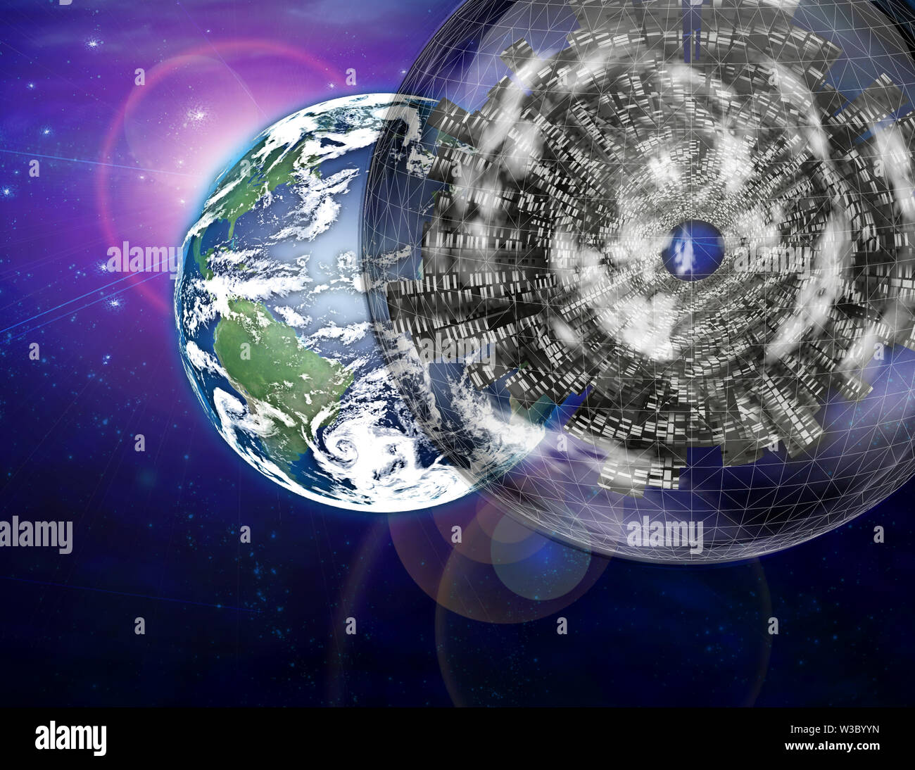 Raumschiff umkreist die erde -Fotos und -Bildmaterial in hoher ...