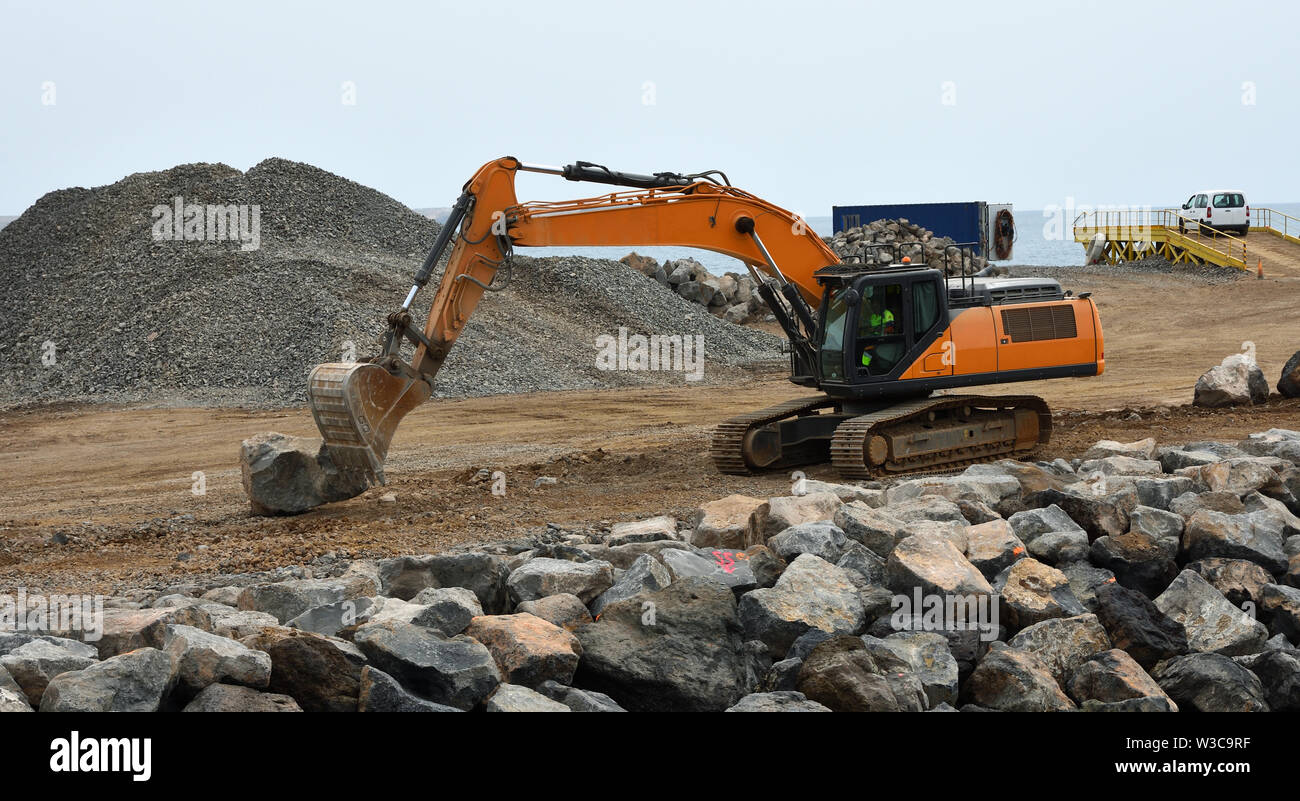 Hydraulische baumaschinen Stockfotos und -bilder Kaufen - Alamy