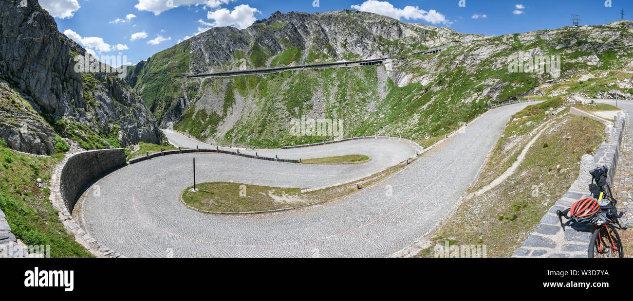 Am St. Gotthard, Schweiz Stockfotografie - Alamy