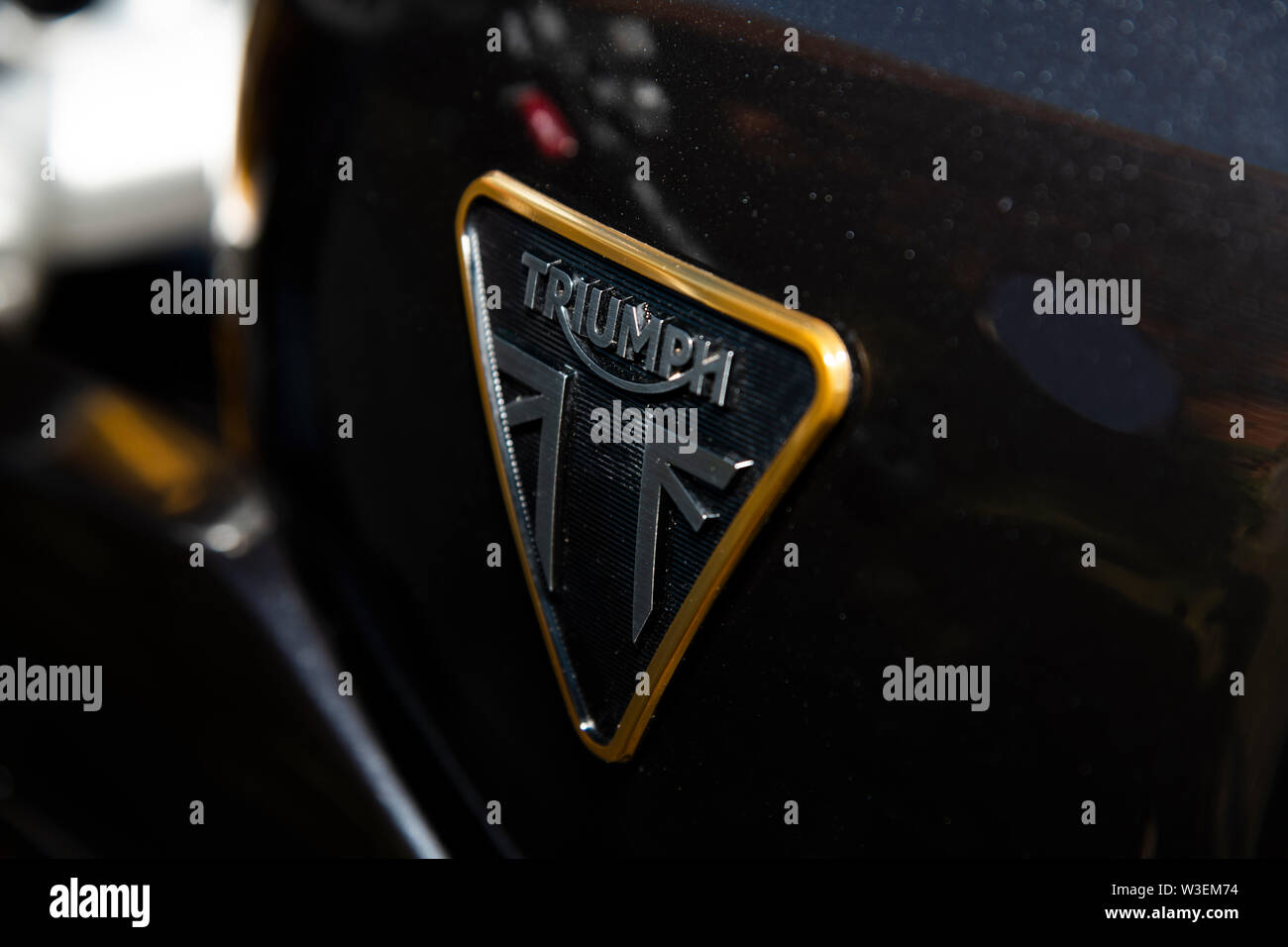 2019 Triumph Thruxton TFC Stockfotografie - Alamy