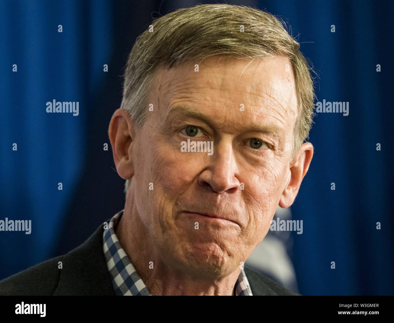 Juli 15, 2019 - Des Moines, Iowa, USA - Gouverneur John HICKENLOOPER (D ...