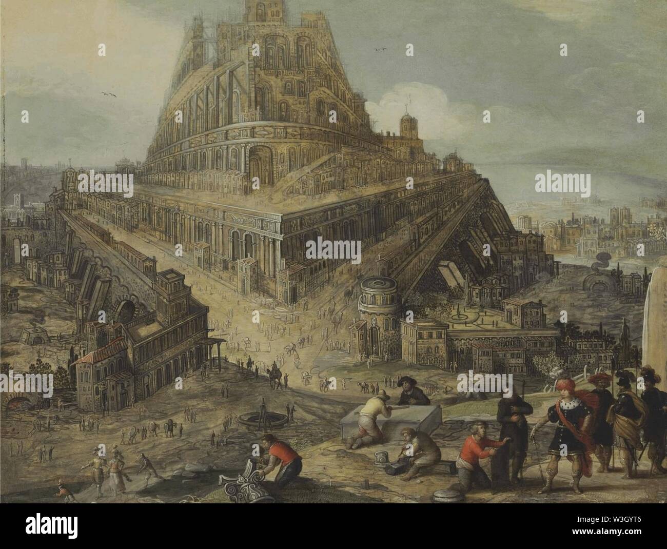 Der bau des turms von babel -Fotos und -Bildmaterial in hoher Auflösung – Alamy