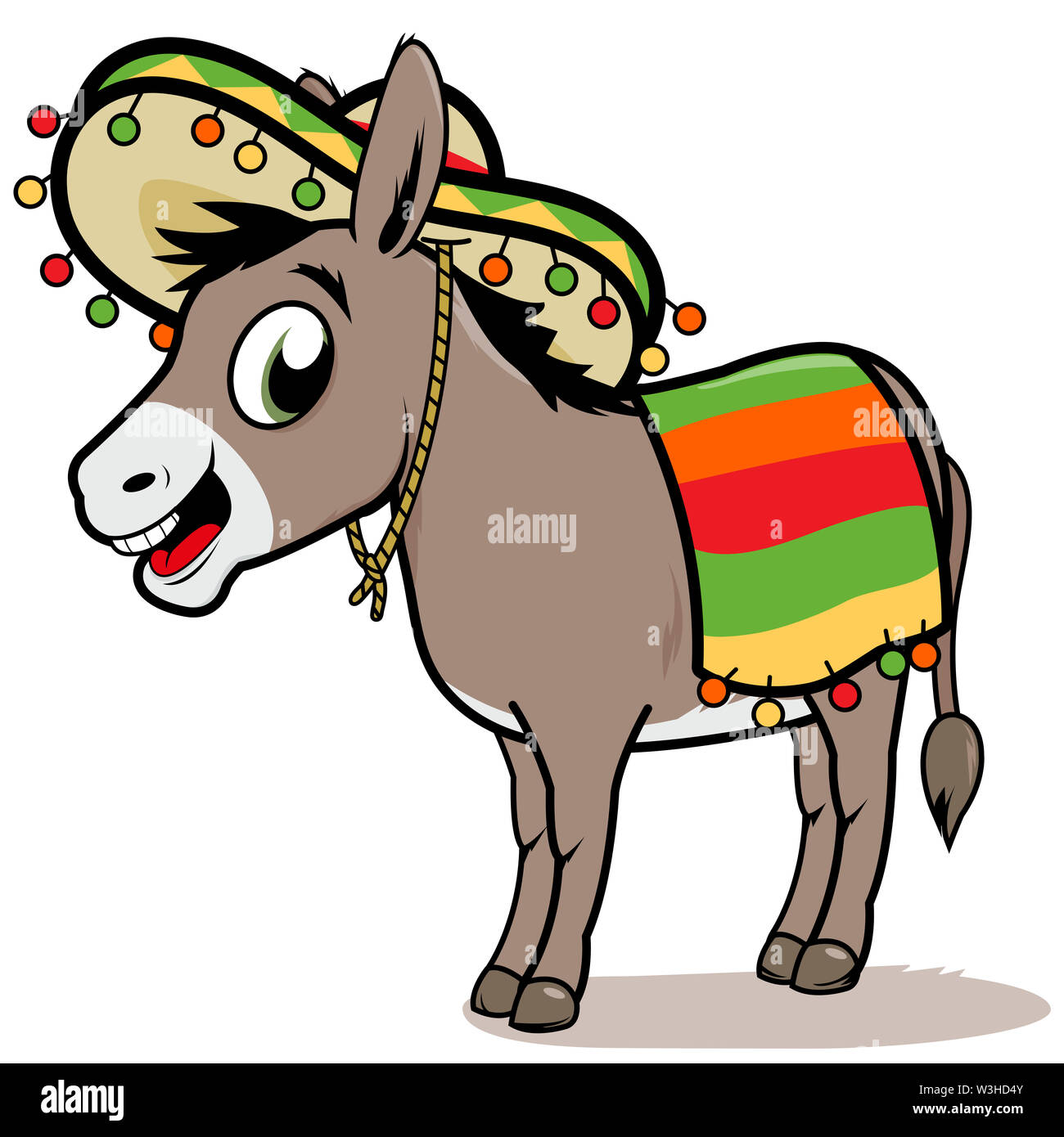 Donkey cartoon illustration -Fotos und -Bildmaterial in hoher Auflösung ...
