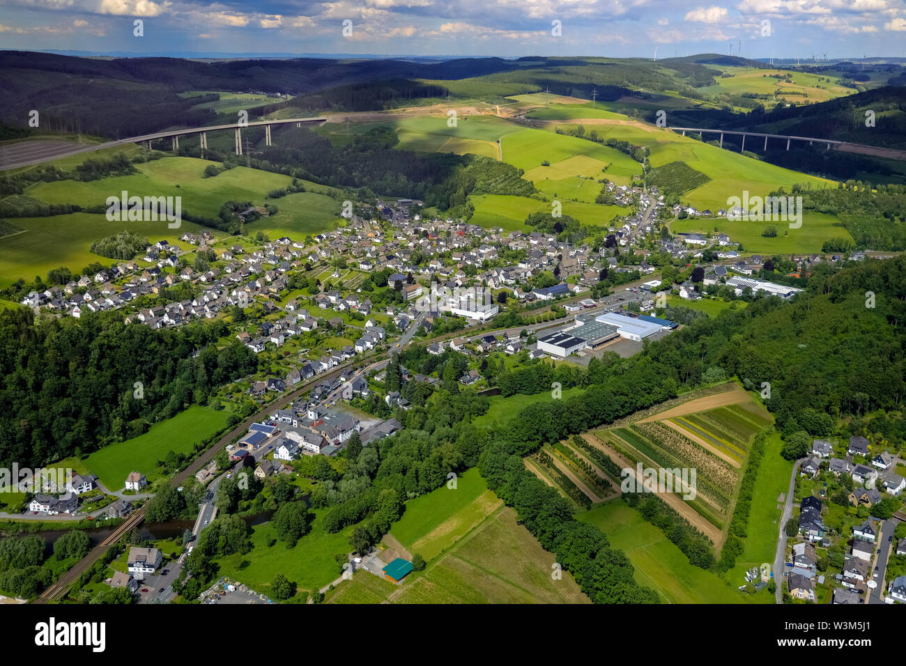 Aerial view of bestwig -Fotos und -Bildmaterial in hoher Auflösung – Alamy