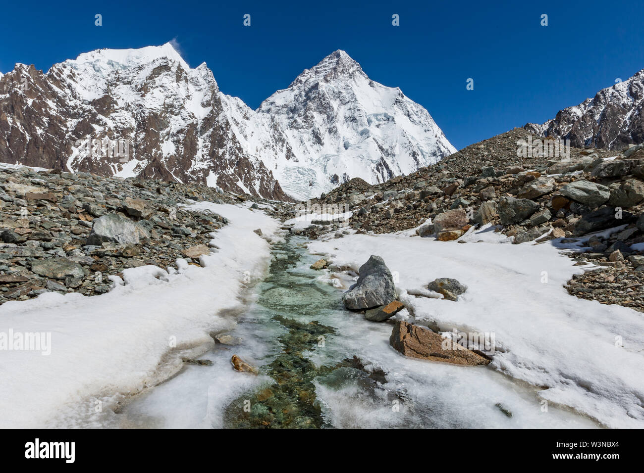 K2 Berg, zweithöchsten Berg der Welt, K2 trek, Pakistan, Asien ...